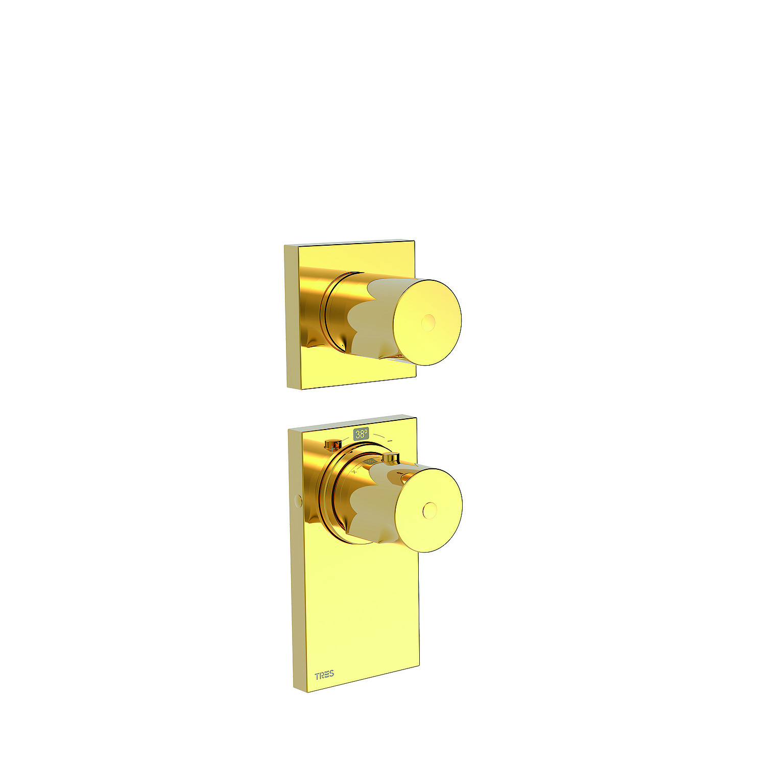 BLOCK SYSTEM Block System 2-way concealed thermostatic mixer tap-20635299OR