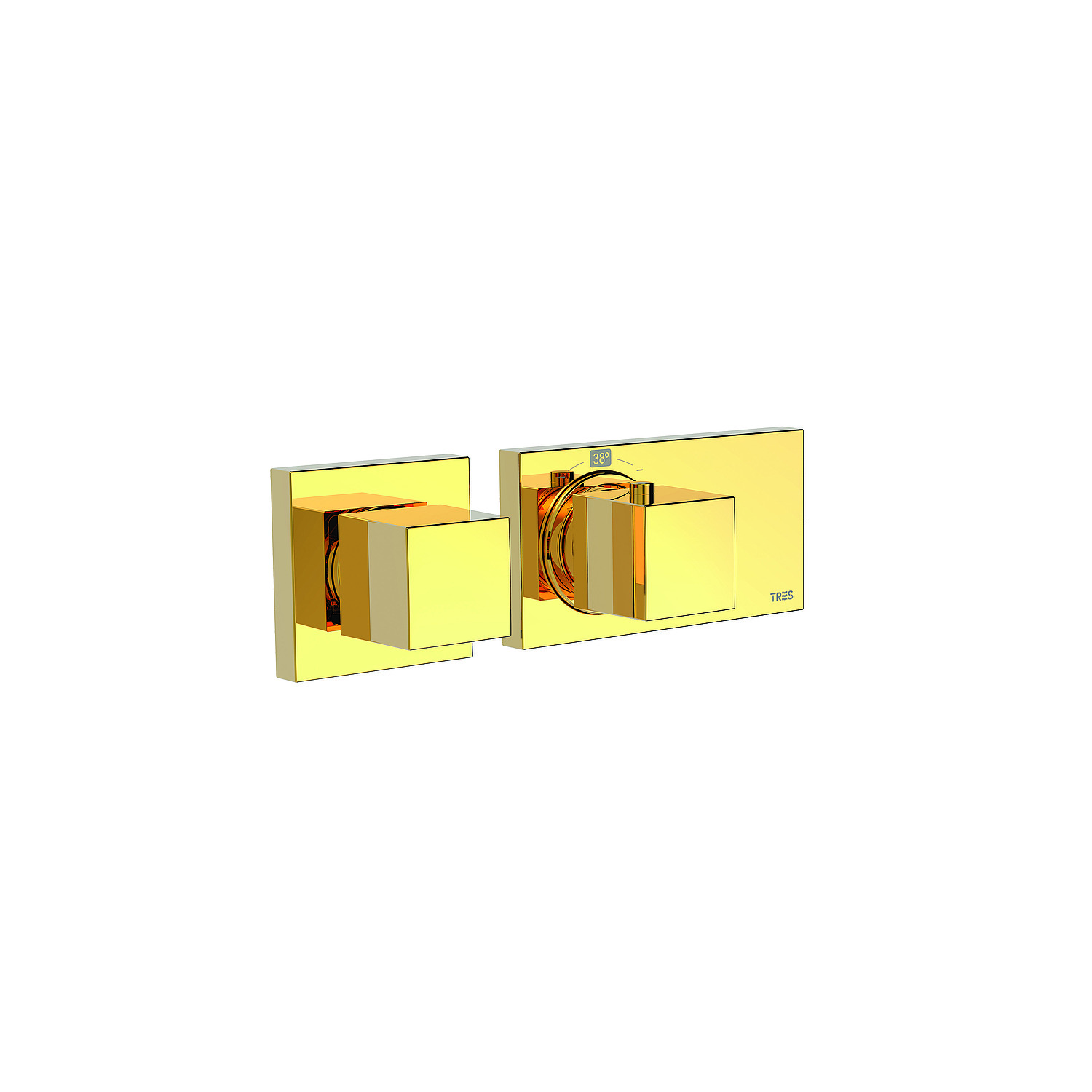 BLOCK SYSTEM Block System 2-way concealed thermostatic mixer tap-20725299OR