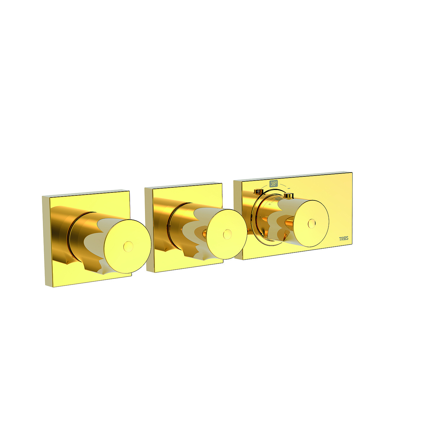 BLOCK SYSTEM Block System 4-way concealed thermostatic mixer tap-20735499OR