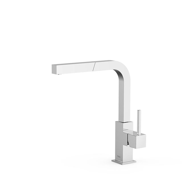 CUADRO-TRES Single-handle kitchen mixer tap with pull-out spout-106437