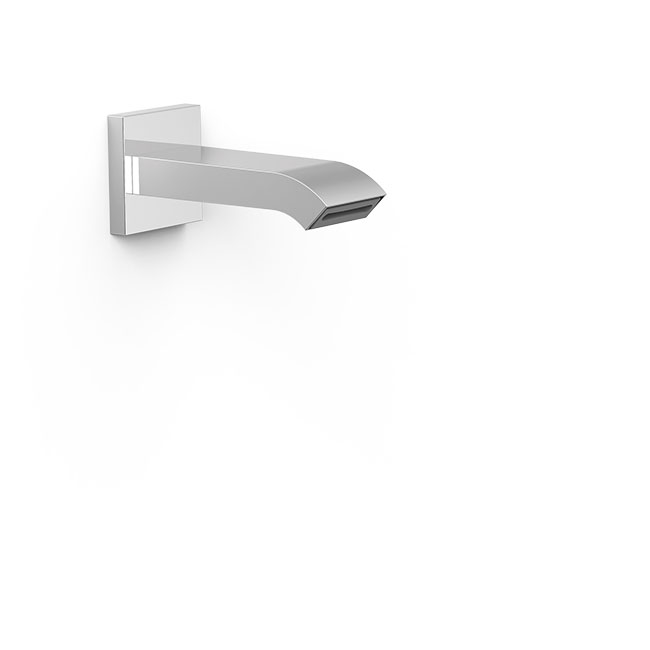 Fixed wall-mounted spout with cascade outlet-107181