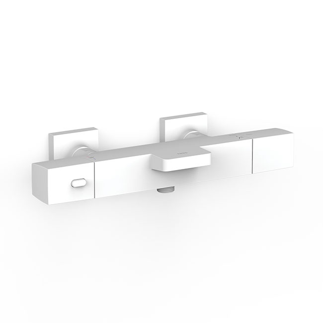 OVER-WALL Wall-mounted thermostatic mixer tap for bath and shower ...