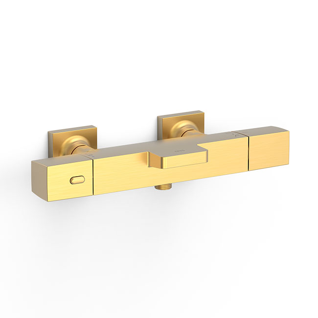 OVER-WALL Wall-mounted thermostatic mixer tap for bath and shower ...
