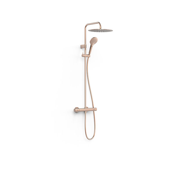 OVER-WALL 2-way wall-mounted thermostatic shower mixer tap set-19039314OPM
