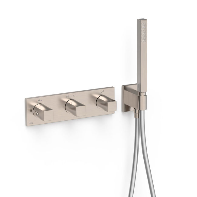 B-SYSTEM B-system 3-way concealed thermostatic mixer tap-30725301AC